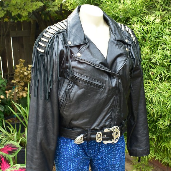 Patricia Wolf | Jackets & Coats | Patricia Wolf Leather Texas Fringe ...